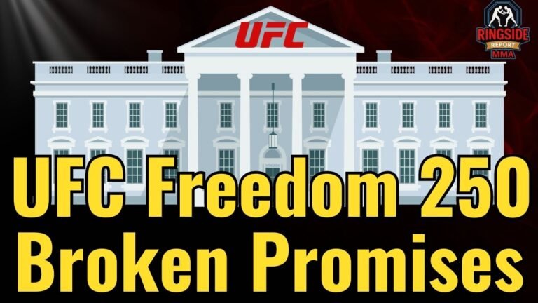 UFC Freedom 250 Exposes The UFC's Broken Promise Machine